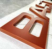 China Custom Acrylic Channel Letter Sign with LED Light Strip 6000K 30000 Hours for sale
