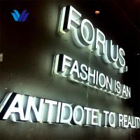 China HONGSEN Custom LED Channel Letters Sign Board 3D Acrylic Wall Sign 6000K 2 Year Warranty for sale
