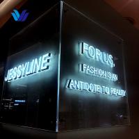 China HONGSEN Custom LED Channel Letters Sign Board 3D Acrylic Wall Sign 6000K 2 Year Warranty for sale