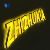 China HONGSEN Custom LED Channel Letters Sign Board 3D Acrylic Wall Sign 6000K 2 Year Warranty for sale