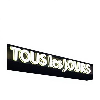 China HONGSEN Custom LED Acrylic Letters Luminous Signs 6000K for Indoor Outdoor Advertising Commercial Use for sale