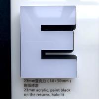 China Custom 3D Logo Wall Sign LED Lights Outdoor Advertising Grill House Metal 6000K 30000Hrs for sale