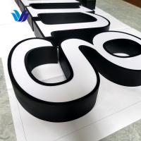 China HONGSEN Custom 3D LED Outdoor Signboard 6000K Waterproof Metal Store Front Sign for sale