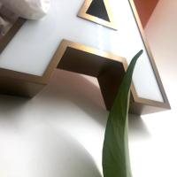 China Custom Backlight Stainless Steel Luminous 3D Letter Logo LED Outdoor Sign 6000K 30000Hrs for sale