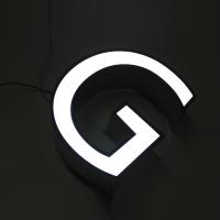 China Hongsen Custom 3D Acrylic Letter Sign Board with LED Backlit for Business Logo Wall Light 6000K for sale