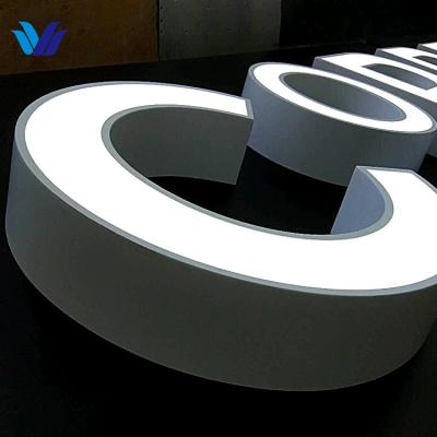 China Hongsen Custom Luminous Channel Letter Sign 12V LED Outdoor Business Signage for sale