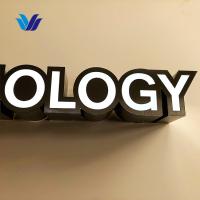 China Hongsen Custom Luminous Channel Letter Sign 12V LED Outdoor Business Signage for sale