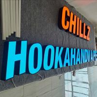 China Custom Stainless Steel LED Front Light Letters Sign 12V 6000K for Office for sale