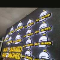 China Custom LED Channel Letter Sign Acrylic Indoor Office Logo 12V DC 6000K for sale