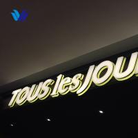 China HONGSEN Front-Lit Acrylic 3D Channel Letter Sign 6000K LED for Indoor Outdoor Building Advertising for sale