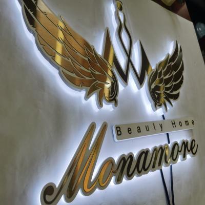 China Customized 3D Stainless Steel LED Channel Letters 6000K 30000Hrs Indoor Outdoor Sign for sale