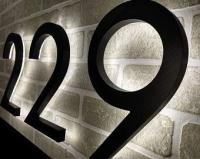 China Custom Laser Cut Metal Backlit Channel Letter Signs 6000K LED 2kg Stainless Steel for sale