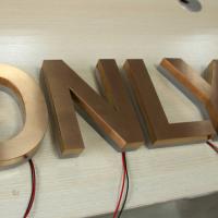 China Custom Metal LED Letter Sign 6000K Daylight 30000Hrs Lifespan for Indoor Outdoor Use for sale