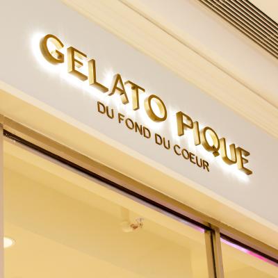 China Custom Neutral White LED IP65 Stainless Steel Neon Sign 4100K 65lm/W for Barber Shop for sale