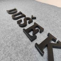 China HONGSEN Custom 3D LED Lit Acrylic Sign 6000K for Indoor Outdoor Business Logo Wall Decor for sale