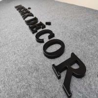 China HONGSEN Custom 3D LED Lit Acrylic Sign 6000K for Indoor Outdoor Business Logo Wall Decor for sale
