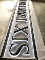 China Custom Stainless Steel Backlit Channel Letter Sign with LED 12V for Business Outdoor for sale