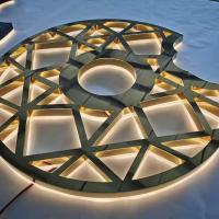 China Round LED Backlit Light Box Waterproof Illuminated Metal Frame Sign 6000K Acrylic for Shop Cafe for sale