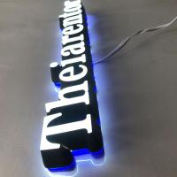China Customizable LED Front Light Letters Dynamic Illuminated Signs 6000K for Indoor Outdoor Malls for sale