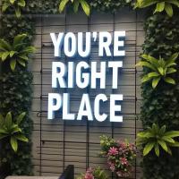 China Customizable LED Front Light Letters Dynamic Illuminated Signs 6000K for Indoor Outdoor Malls for sale