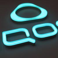 China Custom Stainless Steel LED Jelly Letters 6000K Outdoor Sign for Mall Hospital for sale