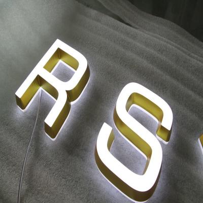 China Custom LED Illuminated 3D Acrylic Channel Letter Sign Outdoor Business Store Metal Signage 6000K 30000Hrs for sale