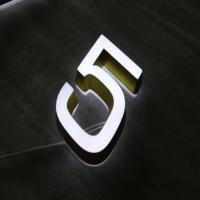 China Custom LED Illuminated 3D Acrylic Channel Letter Sign Outdoor Business Store Metal Signage 6000K 30000Hrs for sale