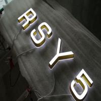 China Custom LED Illuminated 3D Acrylic Channel Letter Sign Outdoor Business Store Metal Signage 6000K 30000Hrs for sale