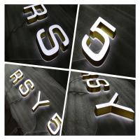 China Custom LED Illuminated 3D Acrylic Channel Letter Sign Outdoor Business Store Metal Signage 6000K 30000Hrs for sale