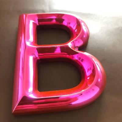 China Custom Acrylic 3D Relief LED Channel Letters 12V Vacuum Coated for Retail Shop Signage for sale