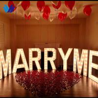 China LED Marquee Letters 4ft Giant Wedding Decoration Outdoor Stand Alone White 6000K for sale