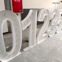 China Custom LED Marquee Letters 3ft 4ft 5ft Light Up Wedding Sign PVC Stainless Steel for sale