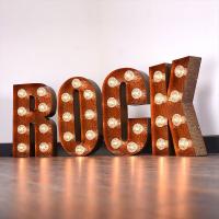 China Customizable Waterproof LED Marquee Letters High Brightness 50,000 Hours for Wedding Decor for sale