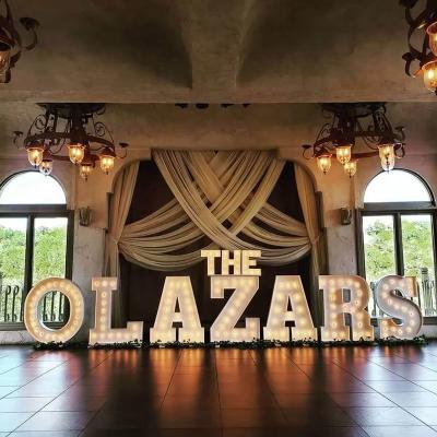 China Waterproof LED Marquee Letters PVC Stainless Steel 50000Hrs Advertising Sign for Shop Wedding Hotel for sale