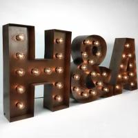 China Waterproof LED Marquee Letters PVC Stainless Steel 50000Hrs Advertising Sign for Shop Wedding Hotel for sale