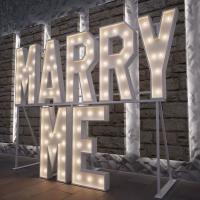 China Waterproof LED Marquee Letters PVC Stainless Steel 50000Hrs Advertising Sign for Shop Wedding Hotel for sale