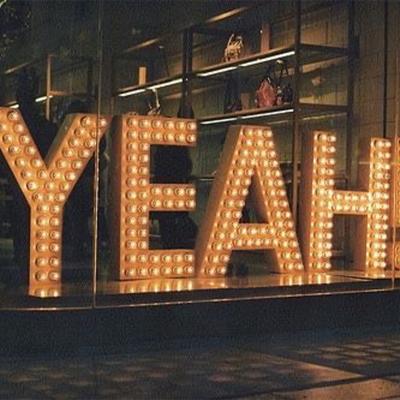 China Custom Size Waterproof LED Marquee Letters 50000Hrs PVC Stainless Steel Wedding Sign for sale