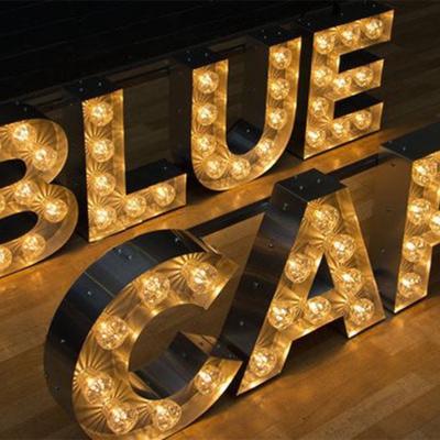 China Customizable Battery Operated Marquee Letters 10-30cm Thick for Outdoor Party Decoration for sale