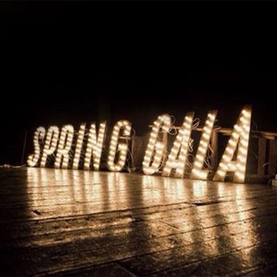 China LED Acrylic Marquee Letters 50,000 Hours Outdoor Illuminated Sign for Landmark Display for sale