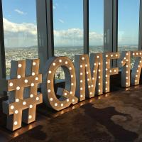 China Custom Metal Frame LED Marquee Letters 10-30cm Thick for Indoor Signage Party Props for sale