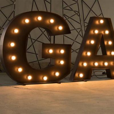 China Customizable Outdoor Weatherproof Marquee Letters 10-30cm Depth LED Sign for Commercial Use for sale