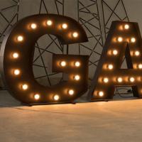 China Customizable Outdoor Weatherproof Marquee Letters 10-30cm Depth LED Sign for Commercial Use for sale