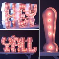 China Custom LED Marquee Letters Sign PVC Stainless Steel 50000 Hours for Wedding Photo Booth Decor for sale