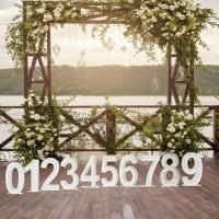 China LED Galvanized Sheet Marquee Letters Numbers Multi Colors DC 12V for Wedding Birthday Party Sign for sale