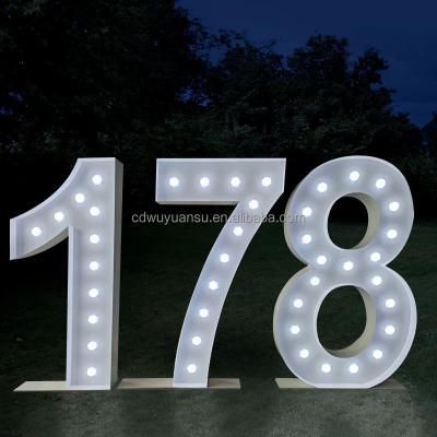 China Custom LED Marquee Letters Signs for Wedding Party 50000 Hours PVC Stainless Steel for sale