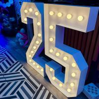 China Custom Waterproof LED Letter Sign 3ft 4ft 5ft Giant Light Up Letters for Events for sale
