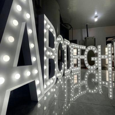 China Large Acrylic LED Letter Signs 120cm for Multi-Event Branding and Stage Decoration for sale
