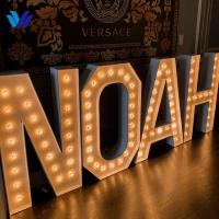 China Wholesale LED Marquee Letter Wedding Decor Lights Giant Light Up Numbers 50000 Hours for sale
