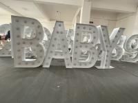 China Custom Color Giant LED Marquee Letters Light Up Letters Big Numbers for Birthday Wedding Party Decor 50,000 Hours for sale