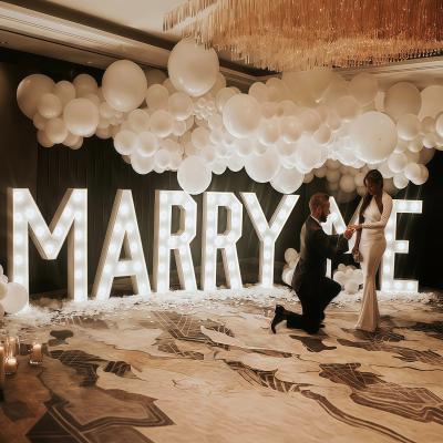 China Custom LED Marquee Letters Giant Light Up Numbers 50000 Hours for Advertising Home Decoration for sale